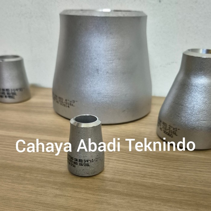 Jual Populer Reducer Las Stainless 316 Sch40 Ukuran 3/4 X 1/2"Inch ...