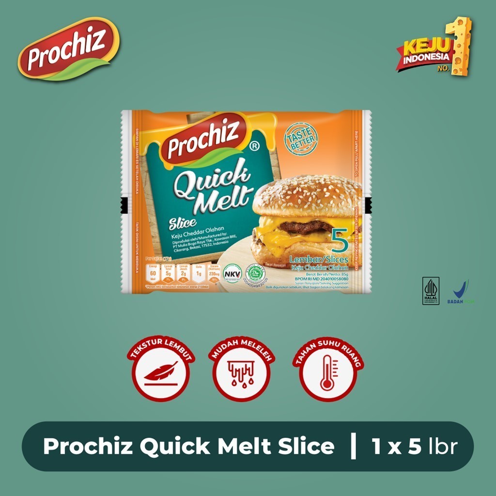 Jual PROCHIZ Quick Melt Slice 5s | Shopee Indonesia