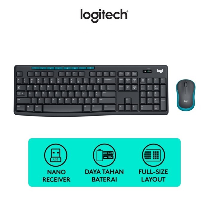 Jual Ready Logitech MK275 Wireless Mouse & Keyboard MK 275 [ Garansi ...