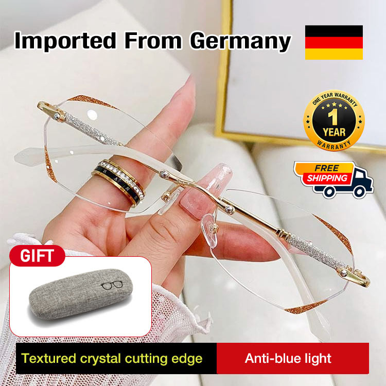 Jual HW Impor dari Jerman-Kacamata Baca Tanpa Bingkai Berlian untuk ...