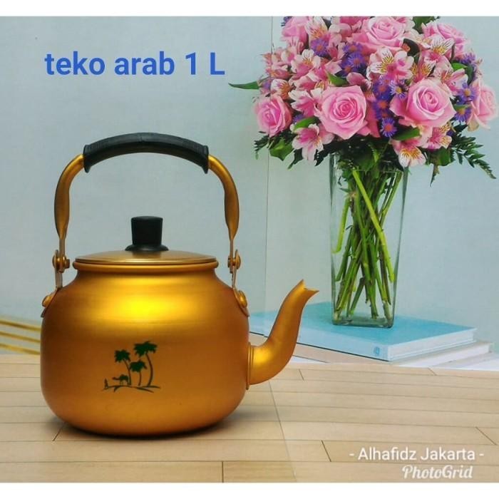 Jual Teko Arab Air Zam Zam Emas 1Liter / Teko Arab Emas Fancy 1Liter ...