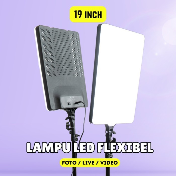 Jual HARGA DISC - Lampu Foto 19inch Led Lampu Lighting Lampu Sorot Lighting Studio+Tripod Lampu ...