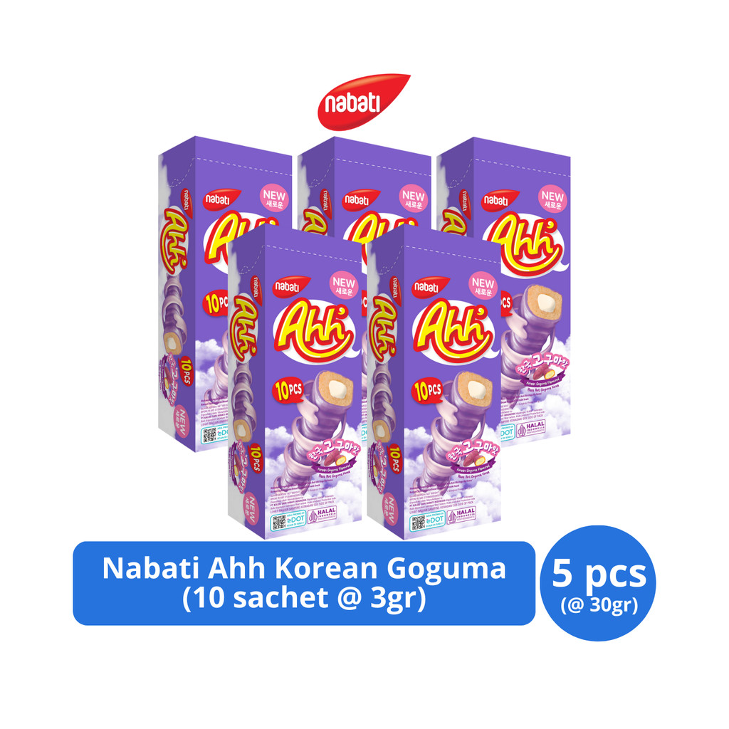 Jual Nabati Ahh Korean Goguma 30gr (10s @ 3gr) x 5 pcs | Shopee Indonesia