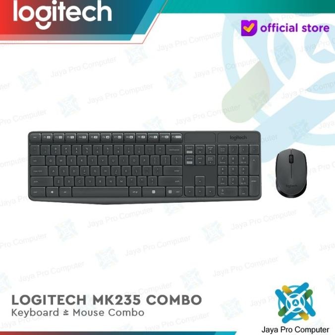 Jual MURAH Logitech MK235 Combo Wireless Keyboard & Mouse | Shopee Indonesia