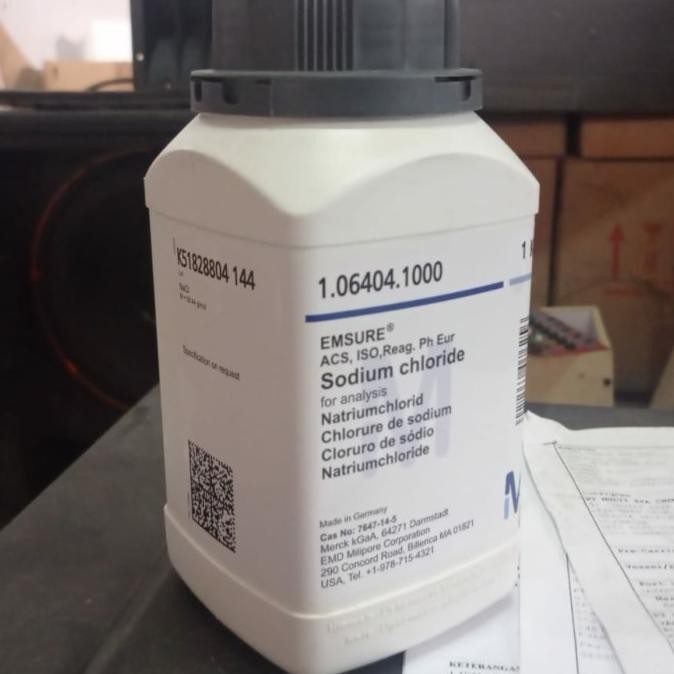 Jual Sodium Chloride / Natrium Chloride / NaCl 1Kg Merck | Shopee Indonesia