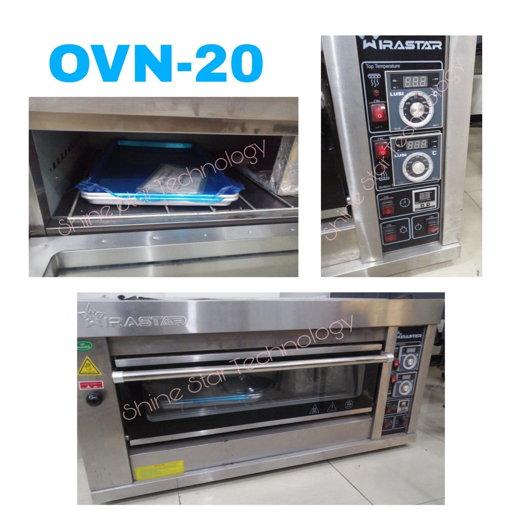 Jual Oven Gas 1 Deck 2 Tray Wirastar OVN-20 Oven Roti 1 Deck 2 loyang ...