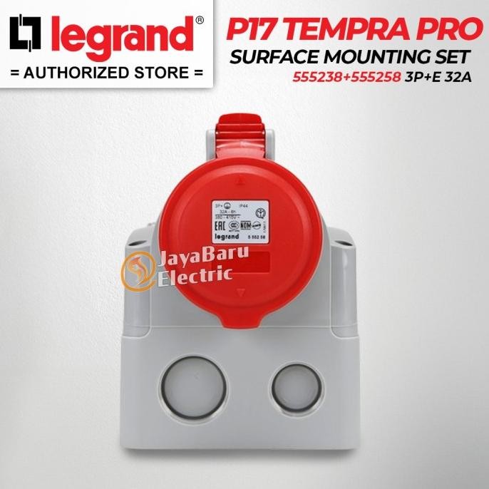 Jual Legrand Paket 1 Set Plug Surface Mounting Socket 3P+E / 4 Pin 32A IP44 | Shopee Indonesia