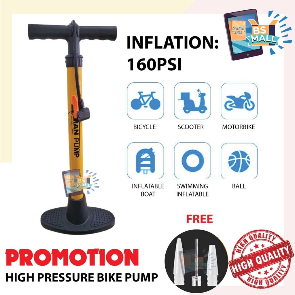Jual BS MALL Pompa Tangan Plastik Pompa Tayar Pompa Sepeda Pompa Bola ...