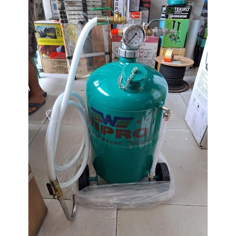 Jual Ele Wipro Syj-2 Air Lubrior Oil With Manometer 24L Syj2 Pompa Oli ...