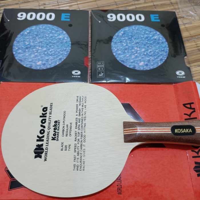 Jual PAKET BET TENIS MEJA KOSAKA HANDLE MODEL SARDIUS PLUS YINHE ORIGINAL | Shopee Indonesia