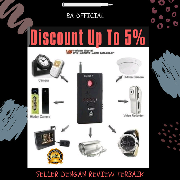 Jual Produk Ready Alat Anti Sadap Tipe CC308 - Detector Spy Camera ...