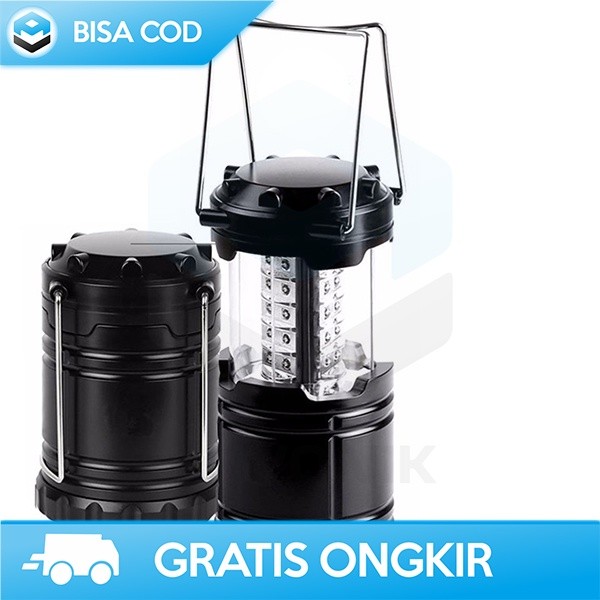 Jual LAMPU CAMPING DESAIN PETROMAX 30 LED SUPER TERANG 100 LUMENS TAHAN ...