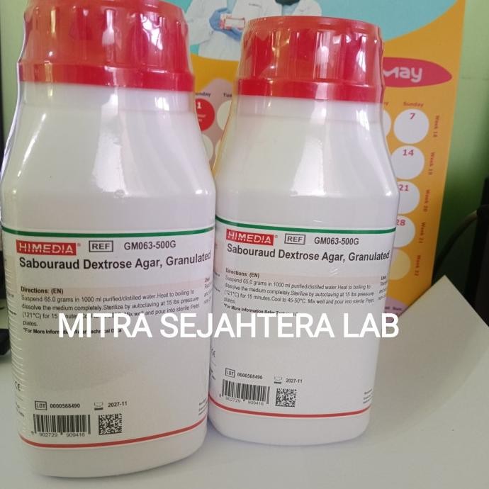 Jual SABOURAUD DEXTROSE AGAR HIMEDIA 500gr / Media Mikro SDA M063 ...