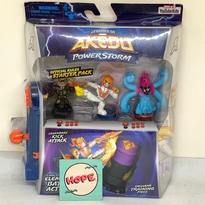 Jual Legends Of Akedo Power Storm Legendary Kick Attack White Wraith | Shopee Indonesia