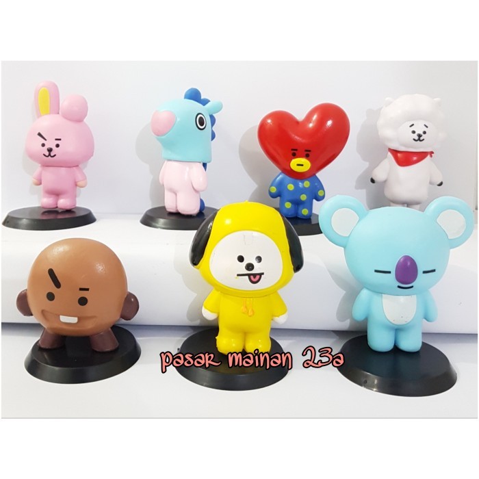 Jual BTS Figure BTS BT21 Army Bangtan Boys KPOP Cartoon BT21 | Shopee Indonesia