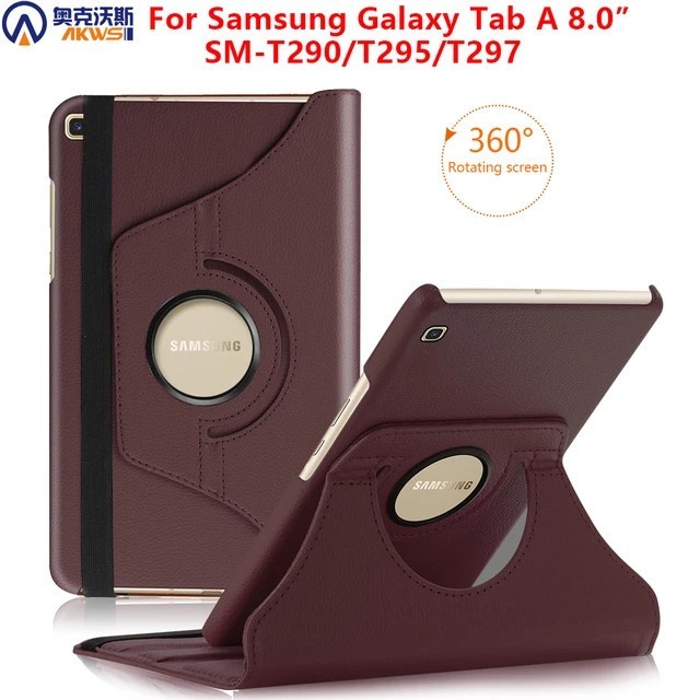 Jual Samsung Galaxy Tab A 8 A8 2019 T295 Rotary Flip Book Cover Case ...