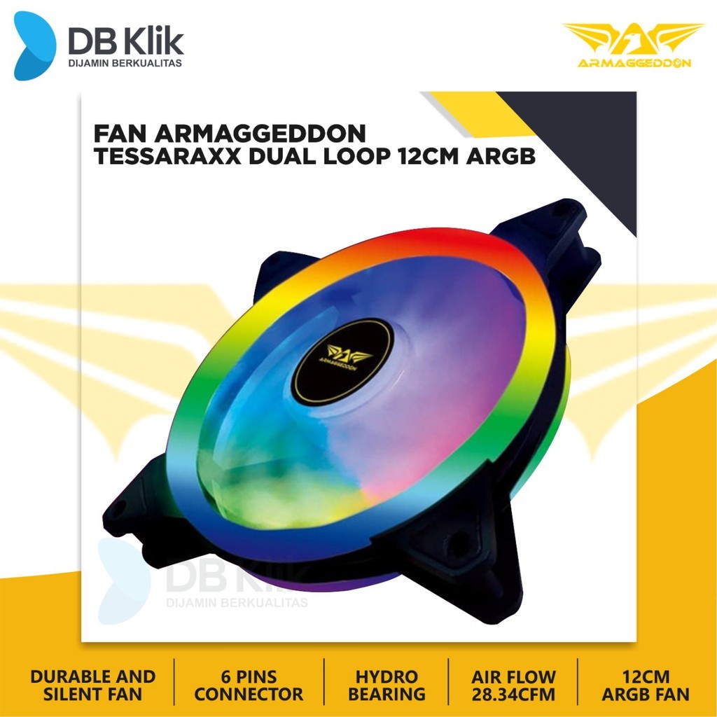 Jual Armaggeddon Fan Tessaraxx Dual Loop 12Cm Argb - Armagedon Tx Dual ...