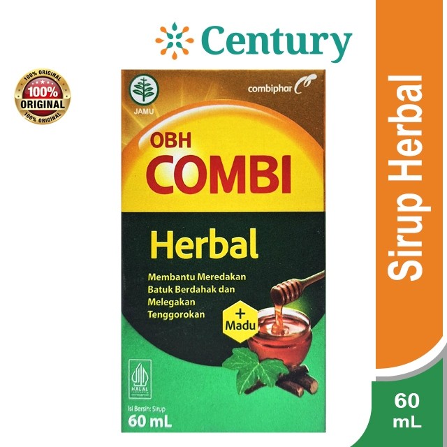 Jual OBH COMBI HERBAL PLUS MADU 60 ML/ OBAT BATUK BERDAHAK | Shopee ...