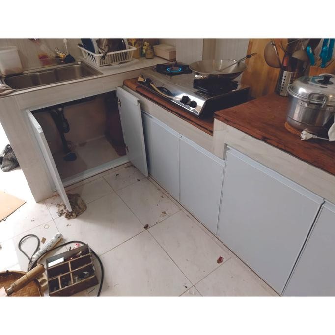 Jual KITCHEN SET ALUMUNIUM, pintu kitchen set | Shopee Indonesia