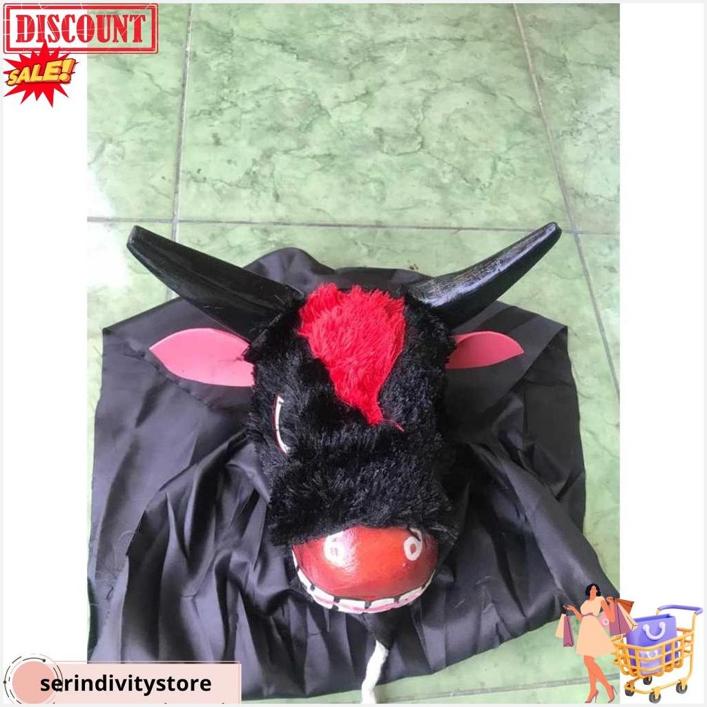 Jual Bantengan Kayu Besar Full Bulu Kesenian Jaranan Kuda Lumping ...