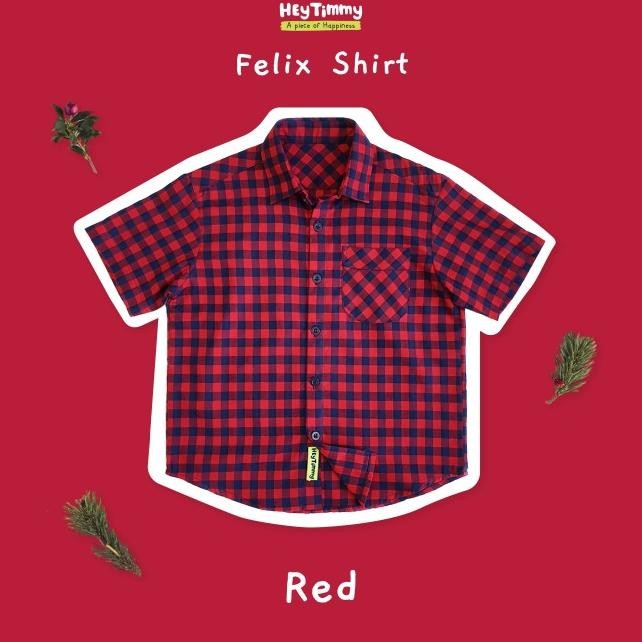 Jual Heytimmy - Felix Kemeja Anak Laki Laki Lengan Dek Motif Kotak Tema ...