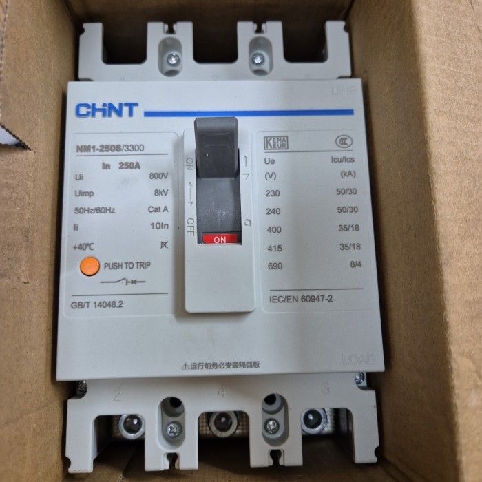 Jual Mccb Chint 3P 250A NM1-250S/3300 Original | Shopee Indonesia