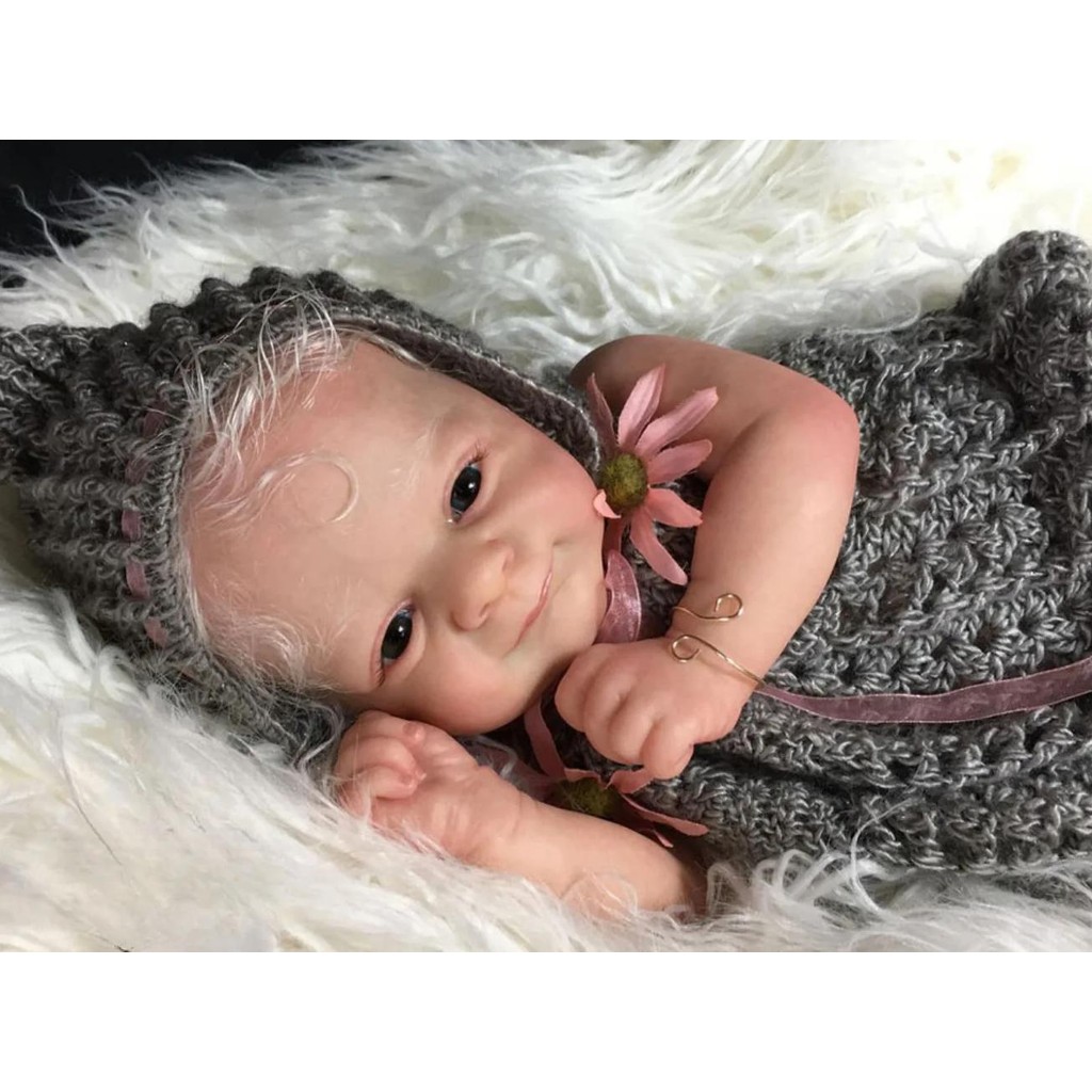 Jual 20inch reborn doll kit woodland fairy elf flynn reborn baby doll ...