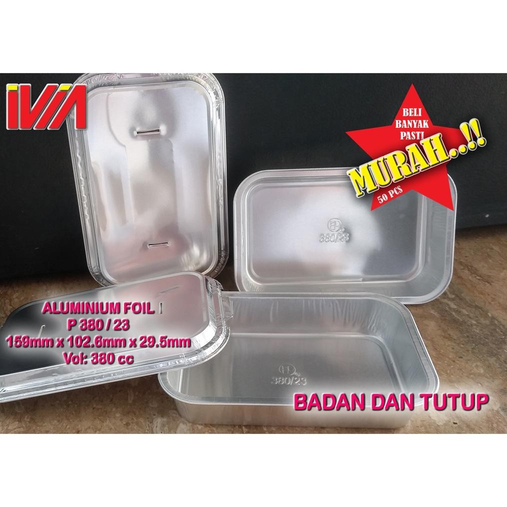 Jual PENAWARAN TERBATAS P 380 + TUTUP ALUMUNIUM ALUMINIUM FOIL CUP || | Shopee Indonesia