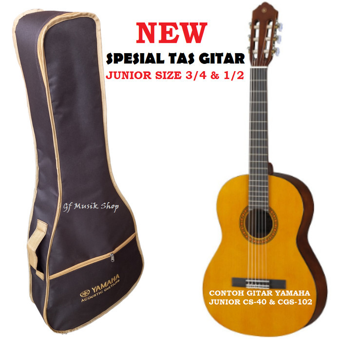 Jual Tas Gitar 3/4 Tas Gitar1/2 Yamaha Junior Akustik Nylon Klasik Anti ...