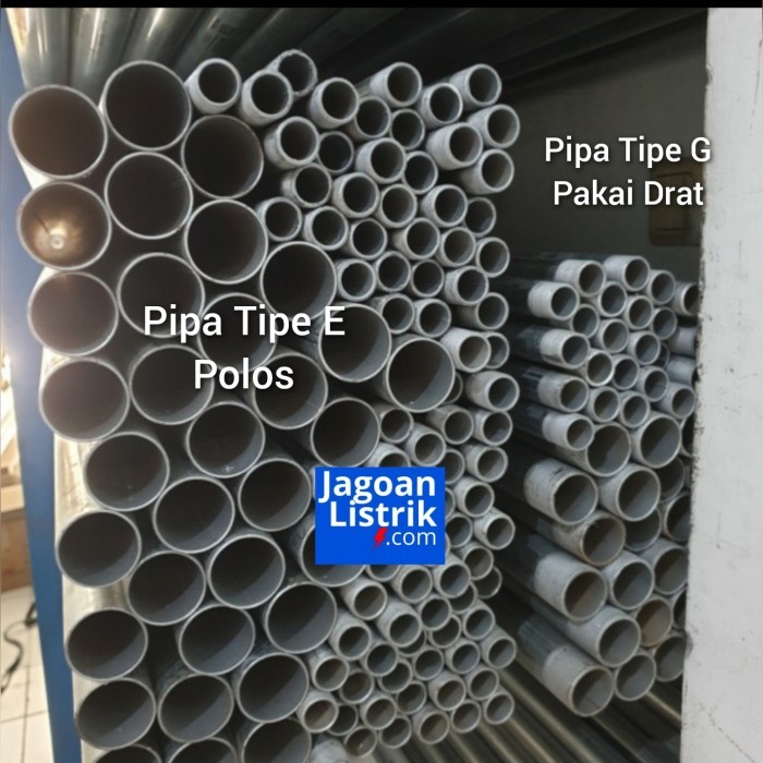 Jual Pipa Conduit E39 Panasonic Steel Pipe Besi E-39 1 1/2 Inch 1 1/2" | Shopee Indonesia