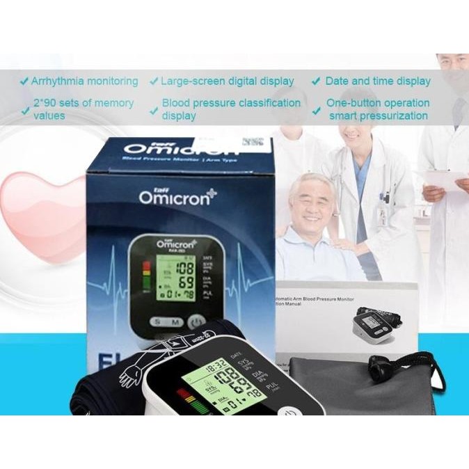 Jual Alat Pengukur Tekanan Darah Digital Tensimeter Digital Cek Ukur ...