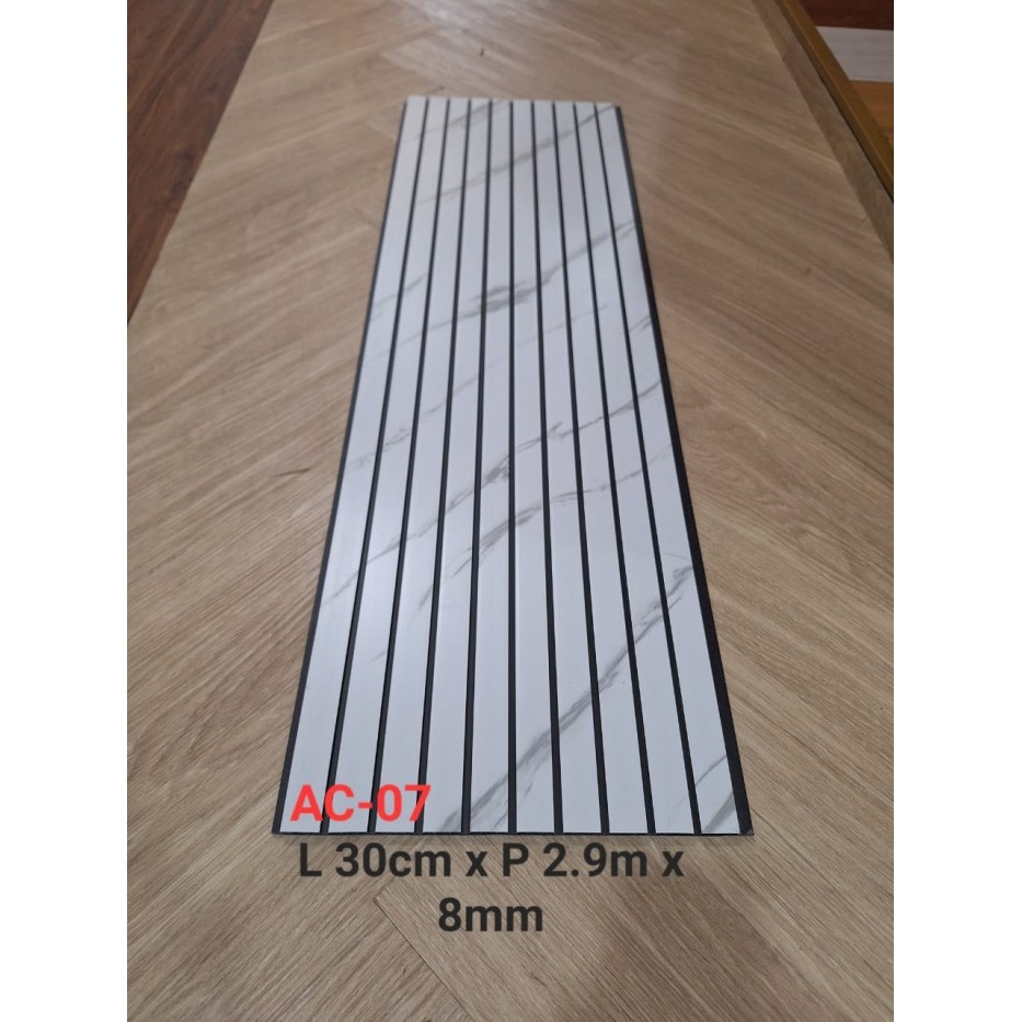 Jual PANEL PVC / WALLPANEL PVC 30cm x 2,9m x 8mm | Shopee Indonesia