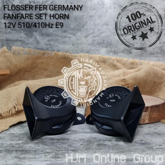 Jual Promo Klakson Keong Bmw Flosser Fer 12V - Horn Fanfare Flosser ...