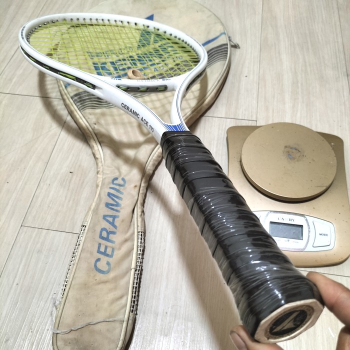 Jual RAKET TENIS ORIGINAL PRO KENNEX CERAMIC ACE 110 BEKAS SIAP PAKAI ...