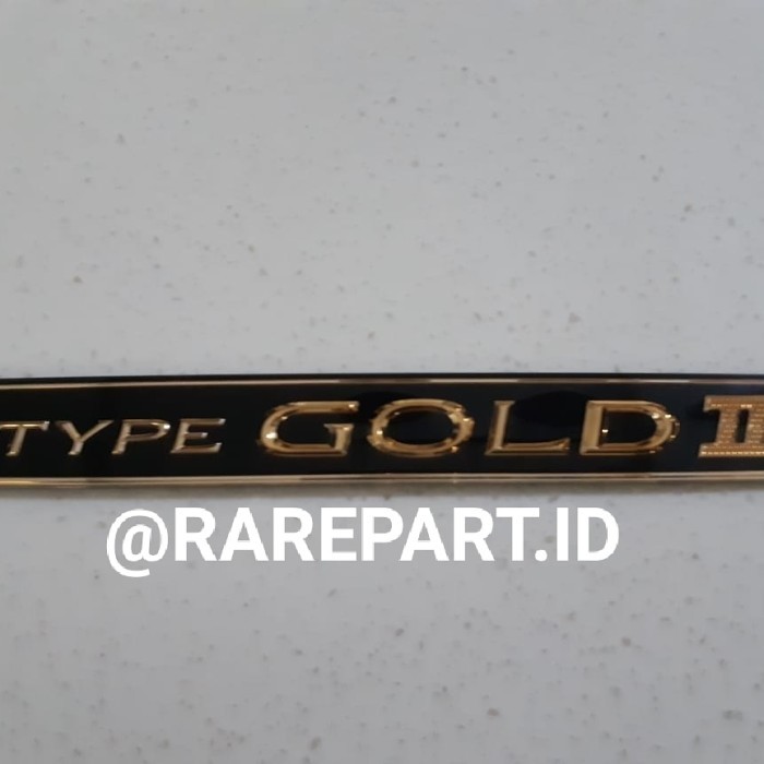 Jual Emblem Simbol Symbol Tulisan Logo Tulisan Type Gold 2 Ii Alphard ...