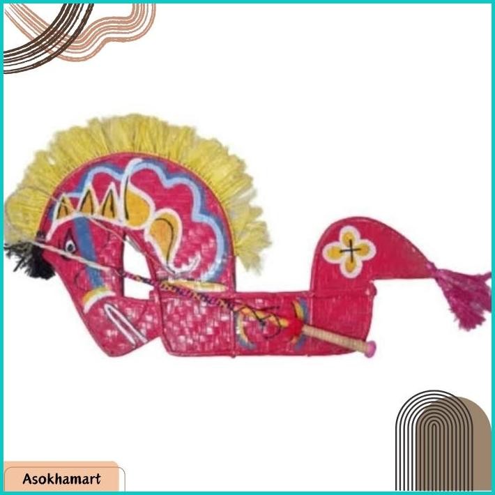Jual MAINAN ANAK KUDA LUMPING BAMBU + PECUT LIDI SKM | Shopee Indonesia