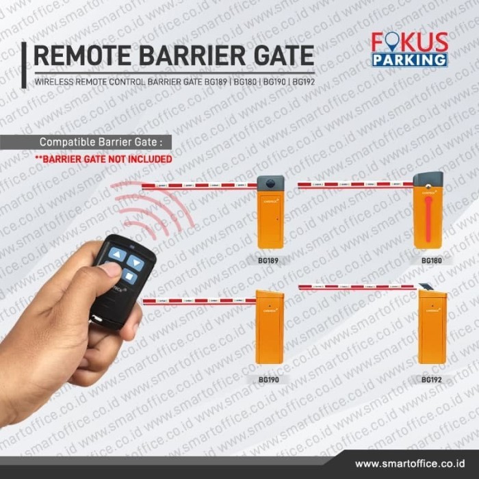 Jual Wireless Remote Control Barrier Gate Cardteck Mx50 Mx80 Mx90 Mx92 