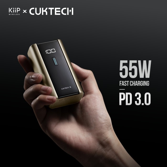 Jual KIIP X CUKTECH 6 POWER BANK 6000MAH 55W TYPE-C FAST CHARGING MINI POWERBANK | Shopee Indonesia