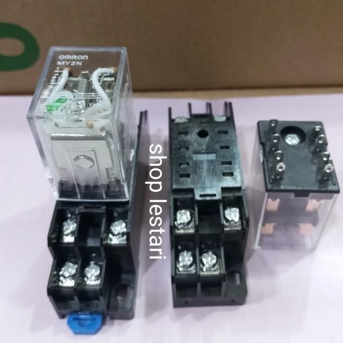 Jual Relay My2N 24Vdc 10A+Socket/ Relay Omron / My2 24V 8Pin Original Harga Khusus | Shopee ...