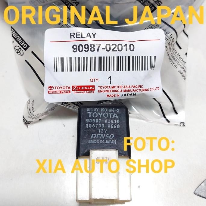 Jual Relay Efi Relay Toyota Kaki 4 Hitam 12V Allnew Corolla Original ...