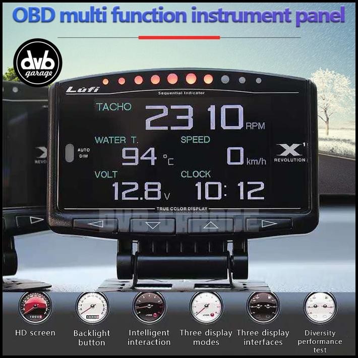 Jual LUFI X1 REVOLUTION OBD2 METER ORIGINAL - INDIKATOR MOBIL OBD ...