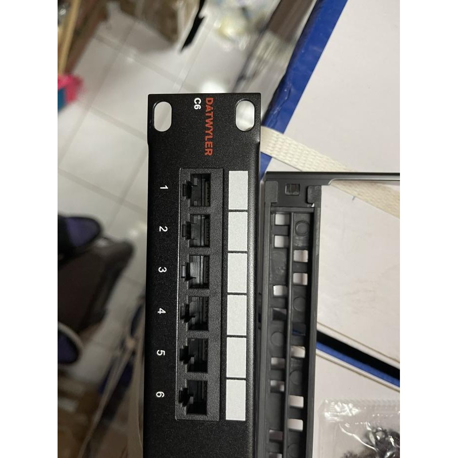 Jual Datwyler patch panel cat 6 24 port [ REY ACC ] | Shopee Indonesia