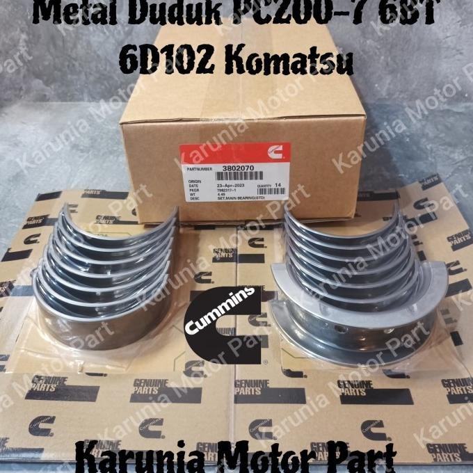 Jual Main Bearing / Metal Duduk Std Cummins 6Bt Qsb6 6D102 3802070/ ...