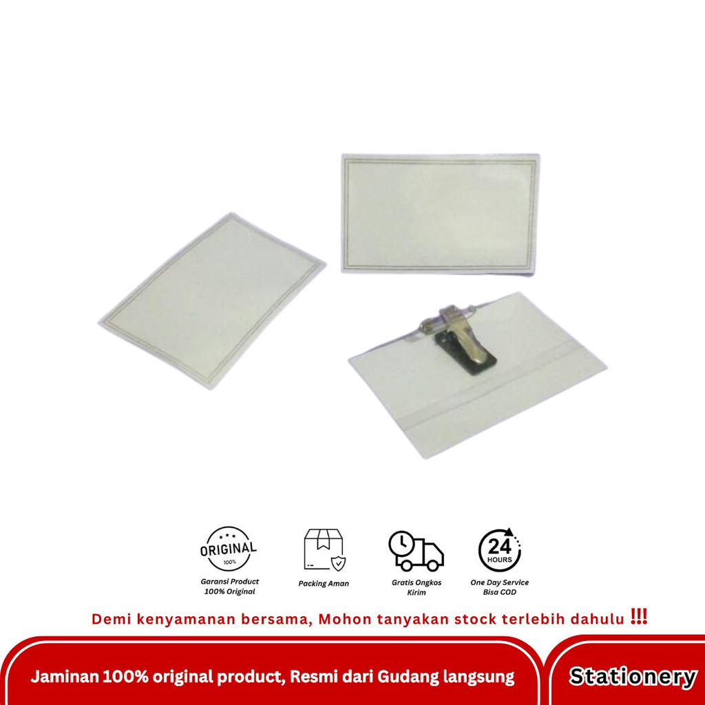 Jual NAME TAG JEPIT AL SIZE | Shopee Indonesia