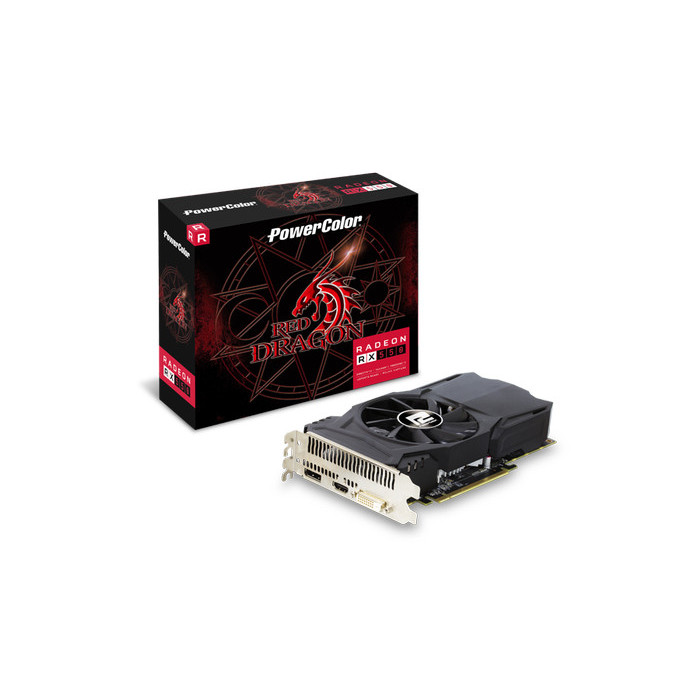 Jual VGA Powercolor RX550 4GB DDR5 128bit Red Dragon | Shopee Indonesia