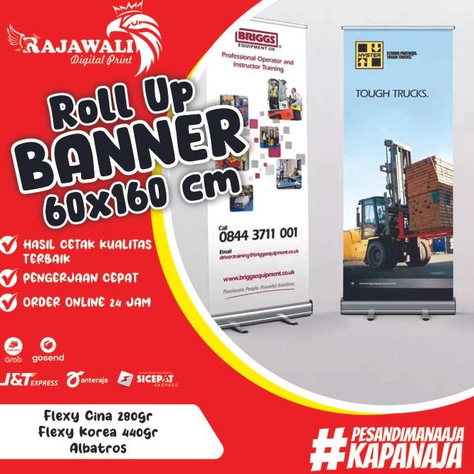 Jual Roll Up Banner Standing Banner ukuran 60x160 cm | Shopee Indonesia