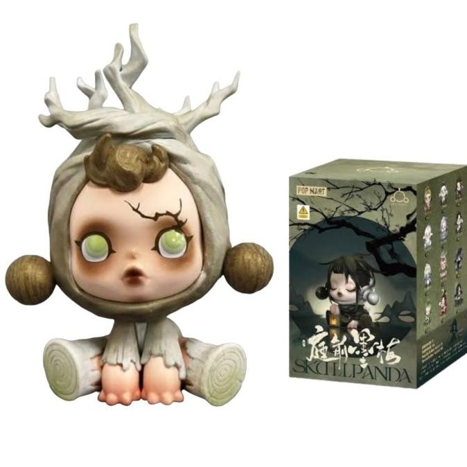 Jual Action Figure Pop Mart Skullpanda THE ROOT PopMart Ink Plum ...
