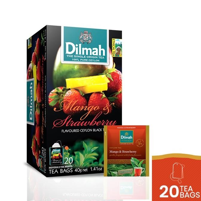 Jual Dilmah Fun Tea Mango & Strawberry | Shopee Indonesia