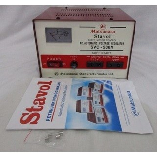 Jual HARGA DISC - Stabilizer MATSUNAGA Stavol 500 watt Servo Motor/Soft ...