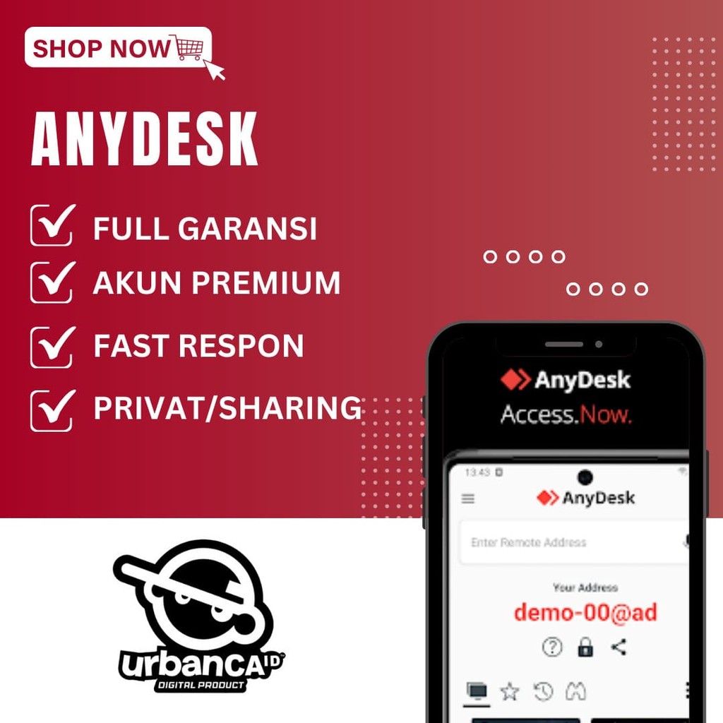 Jual License AnyDesk Premium 1 Tahun Full Garansi | Shopee Indonesia